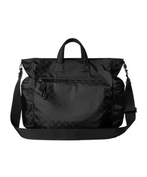 Gucci Large Gg Tote Bag With Web Detail