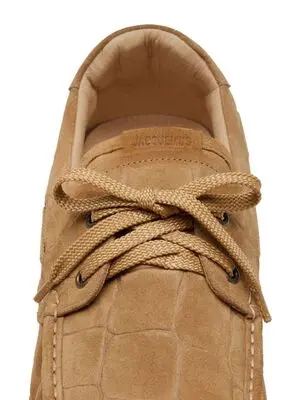 Jacquemus Batto Boat Shoes - Camel