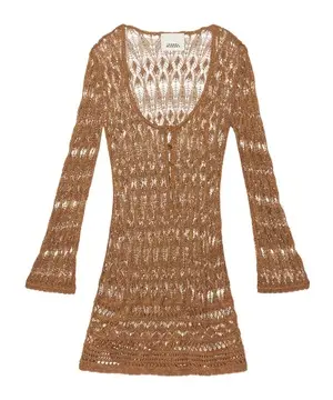 Isabel Marant Étoile Pia Crochet Dress - Gold