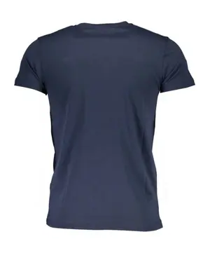 Roberto Cavalli Round-necked Logo T-shirt - Blue