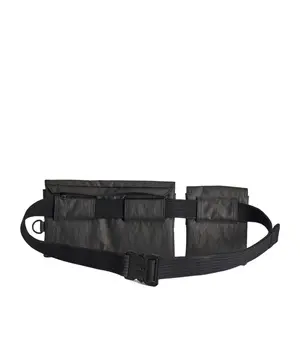 Y3 Sling Bag With Magnetic Flap Cargo Pocket - Black