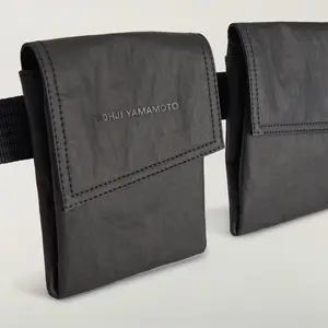 Y3 Sling Bag With Magnetic Flap Cargo Pocket - Black