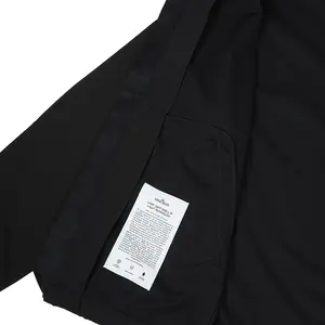 Stone Island High Neck Zip-up Jacket - Black