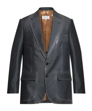 MAISON MARGIELA Single-breasted Blazer - Anthracite