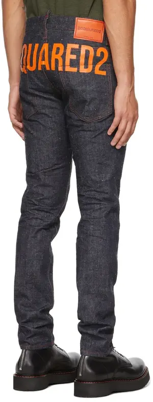 Dsquared2 Cool Guy Jeans With Rear Logo Print - Black