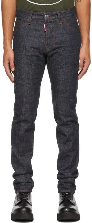 Dsquared2 Cool Guy Jeans With Rear Logo Print - Black