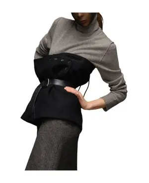 MAISON MARGIELA Wool Corset With Lace-up Back