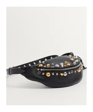 Valentino Garavani Embellished Belt Bag - Black