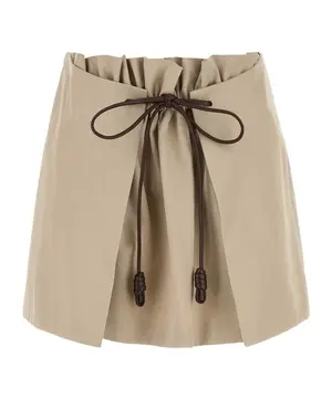 LOEWE Loewe Drawstring Mini Skirt