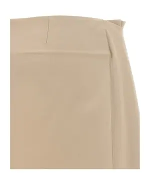 Loewe Drawstring Mini Skirt - Nude
