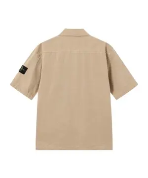 Stone Island Short Sleeve Logo Patch Shirt