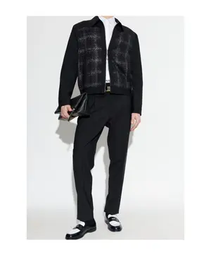 Dsquared2 Tailored Wool Pants With Logo Detail