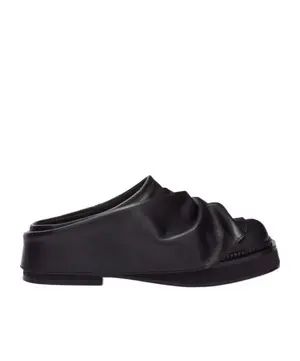 Attico The Mini Robin Sabot" Mules - Black