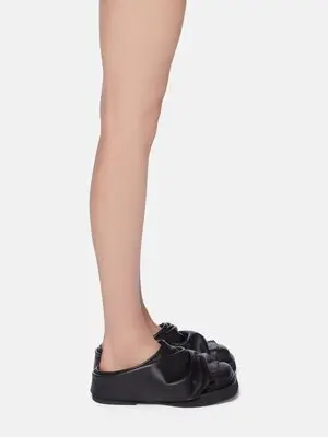 Attico The Mini Robin Sabot" Mules - Black