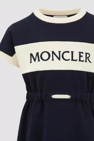 Moncler Striped Logo Dress