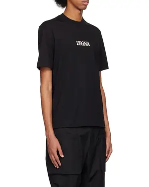 Zegna Logo-printed Crewneck T-shirt