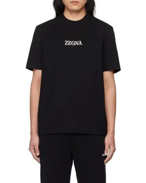 Zegna Logo-printed Crewneck T-shirt