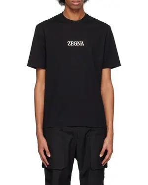 Zegna Logo-printed Crewneck T-shirt