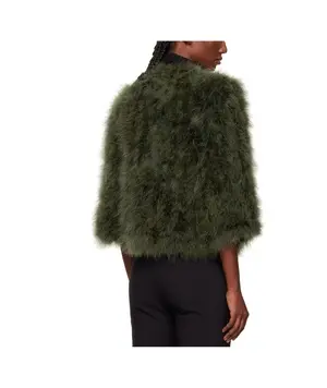 YVES SALOMON Feather Jacket - Green