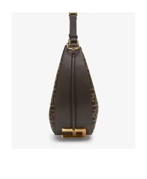 Fendi Graphic Ff Jacquard Small Hobo Bag