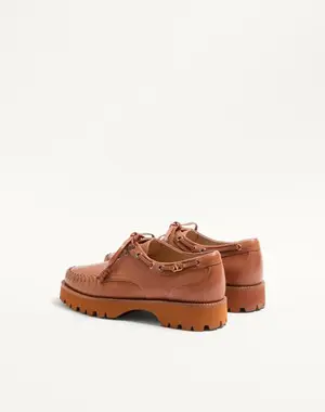 Valentino Garavani Lug Sole Loafers With Vlogo Detail