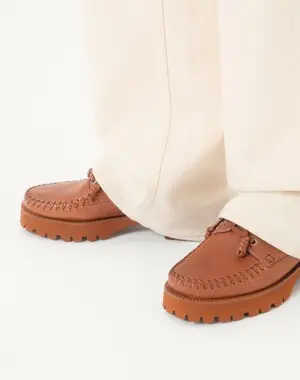 Valentino Garavani Lug Sole Loafers With Vlogo Detail