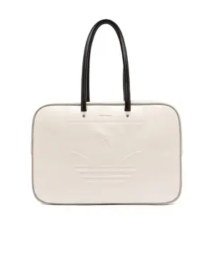 ADIDAS X WALES B ONNER Adidas Originals X Wales Bonner Embossed Logo Bag - White