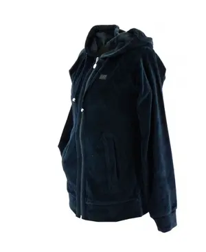 EA7 Logo Hooded Casual Coat