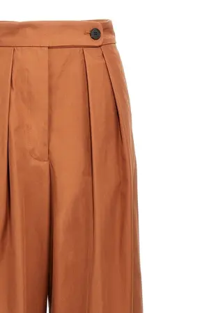 Dries Van Noten Pamplona Cotton Pants - Brown
