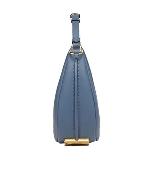 Fendi Graphic Zipped Shoulder Bag - Blue