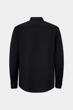 Dsquared2 Logo Printed Buttoned Shirt - Black
