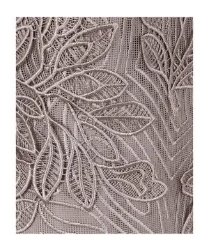 Alberta Ferretti Foliage Macram Lace Midi Dress