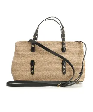 Alaïa Mina 25 Top Handle Tote Bag - Nude