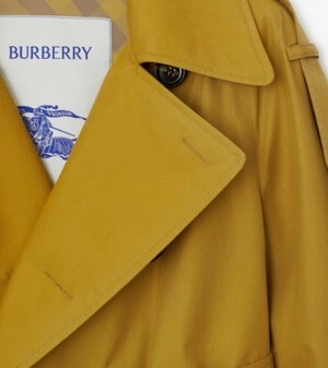 Burberry Long Gabardine Double-breasted Belted Trench Coat