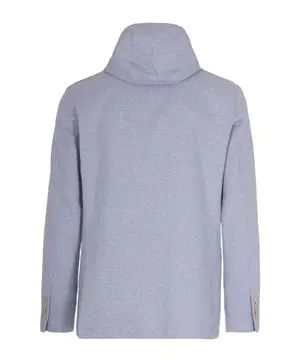 Eleventy Drawstring Hooded Jacket - Gray