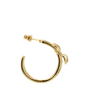 FERRAGAMO Bow Hoop Earrings