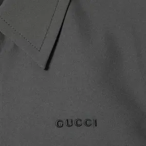 Gucci Technical Panama Jacket With Zipper - Dark Gray