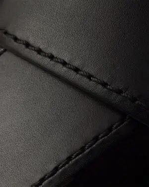 Prada Leather Buckled Sandals - Black
