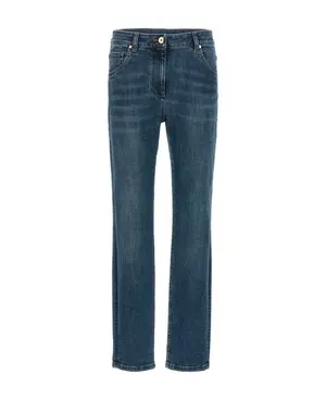 Brunello Cucinelli High-rise Skinny Jeans - Blue