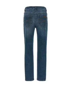 Brunello Cucinelli High-rise Skinny Jeans - Blue