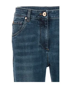 Brunello Cucinelli High-rise Skinny Jeans - Blue