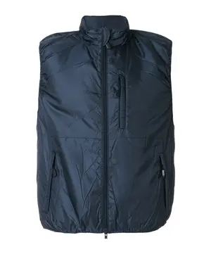 Aspesi High-necked Padded Vest - Blue