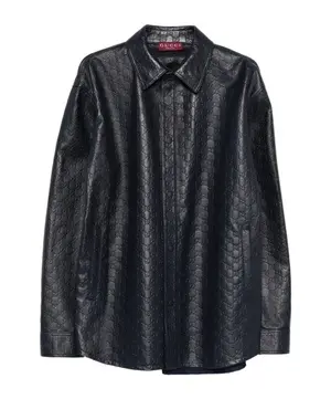 Gucci Gg Collared Long-sleeve Shirt