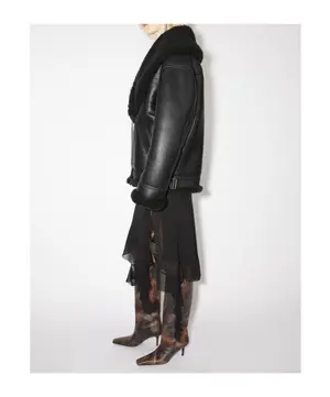 Acne Studios Drop Shoulder Biker Jacket