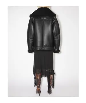 Acne Studios Drop Shoulder Biker Jacket