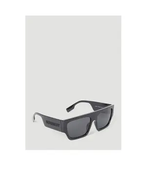Burberry Rectangular Logo Sunglasses - Gray