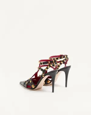 Valentino Garavani Studded Pointed Toe Slingback Pumps