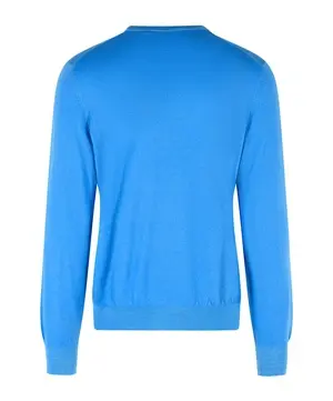 GRAN SASSO Crewneck Ribbed Jumper - Lightblue