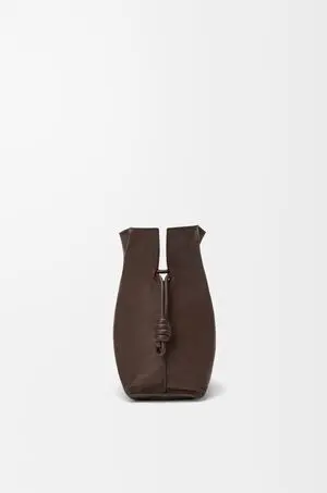 Loewe Large Flamenco Clutch In Nappa Calfskin - Chocolate-colored