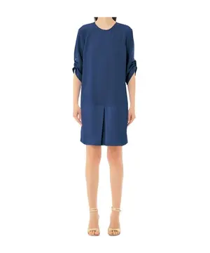 Liu Jo Crepe Mini Skirt With Keyhole Detail